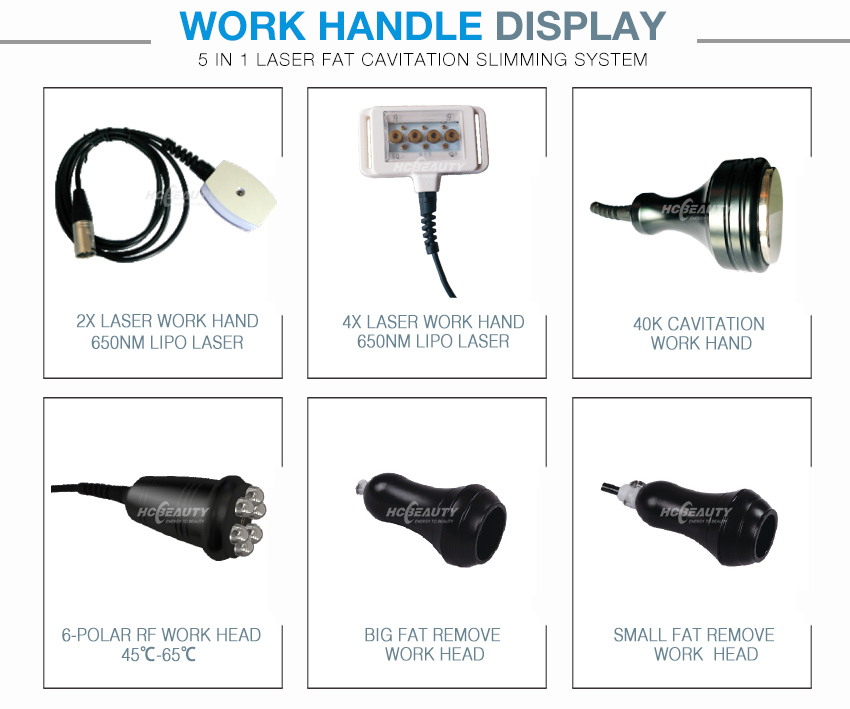 Lipo Laser Fat Burning Rf And Cavitation Machine LS650