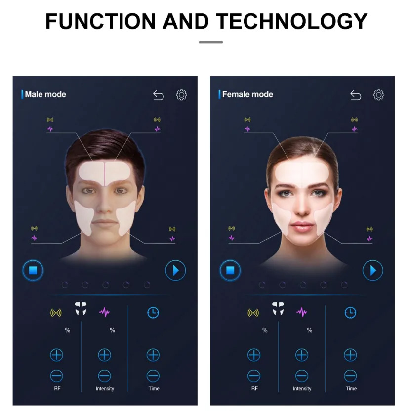 Skin Tightening Rf Muscle Stimulator Face Machine