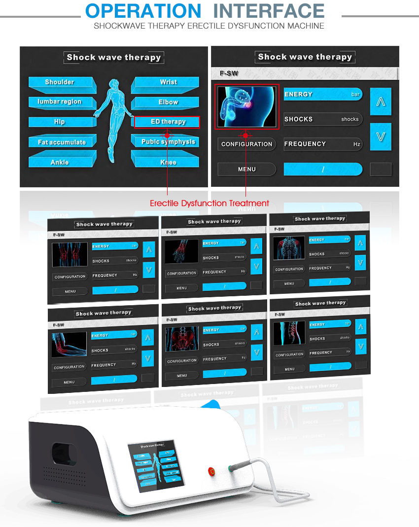 shock wave therapy extracorporeal ed shockwave machine pain relief ...